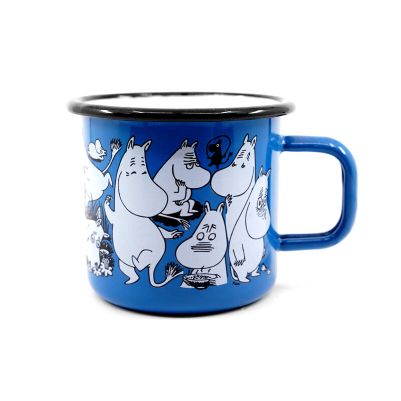 Muminmugg Muurla Moomin Shop Blå (2017-2018) - Muumimukit Rahaksi